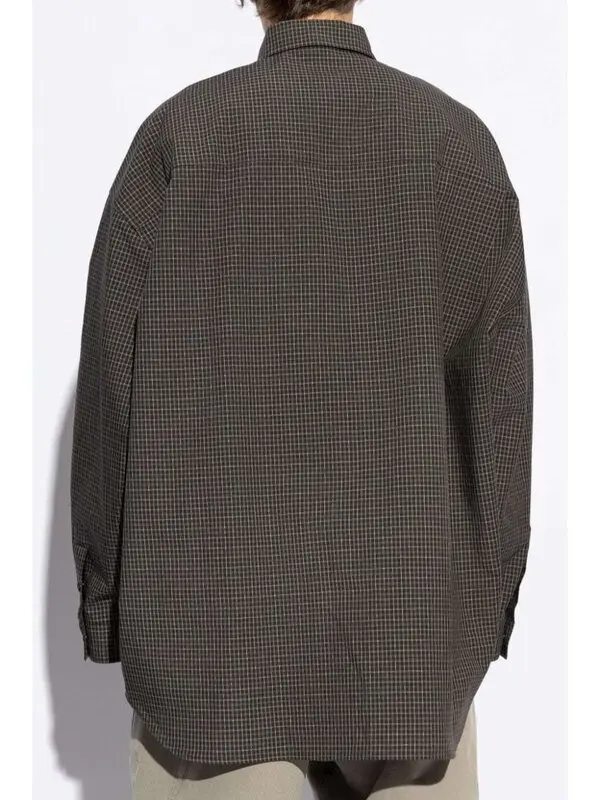 Balenciaga Checked Oversized Shirt