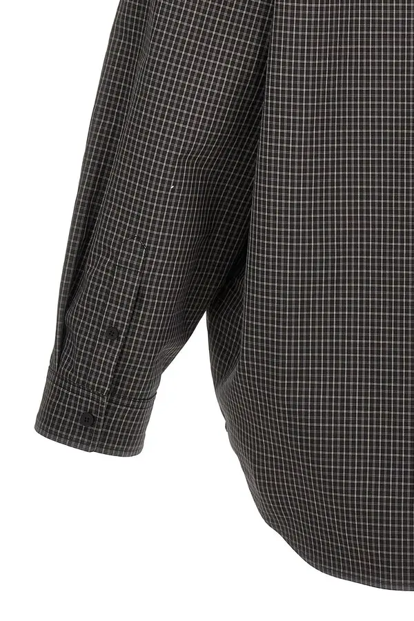 Balenciaga Checked Oversized Shirt