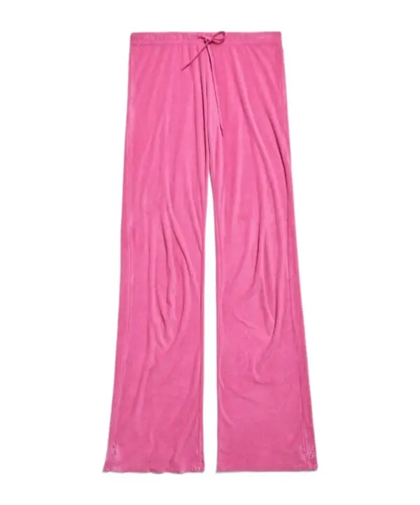 Balenciaga Drawstring Tracksuit Pants - Deep Pink