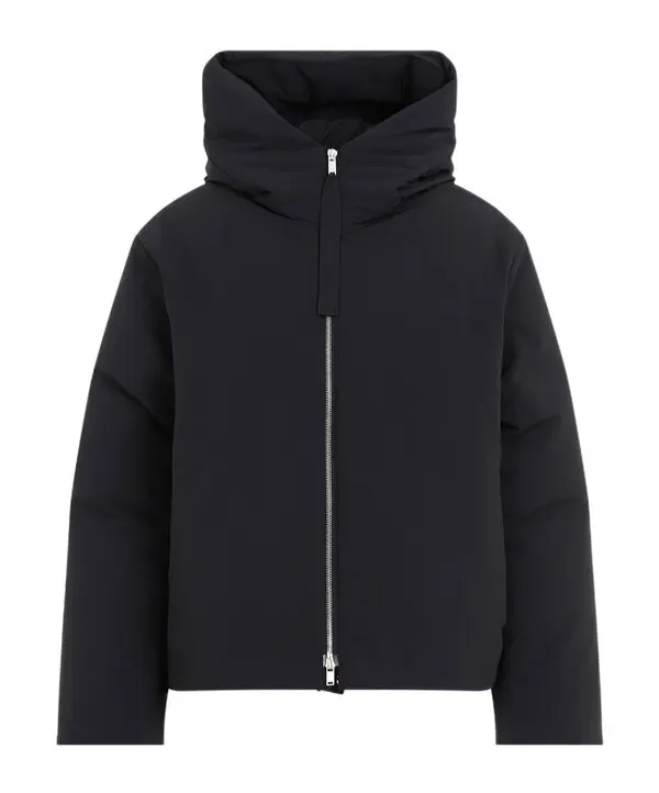 JIL SANDER Padded Zipped Down Jacket - Black