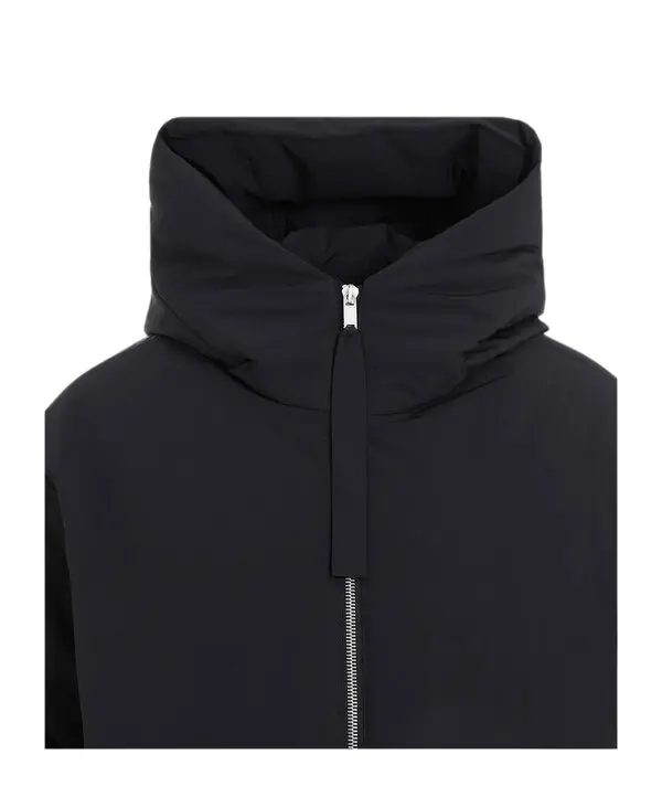 JIL SANDER Padded Zipped Down Jacket - Black
