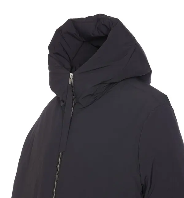 JIL SANDER Padded Zipped Down Jacket - Black