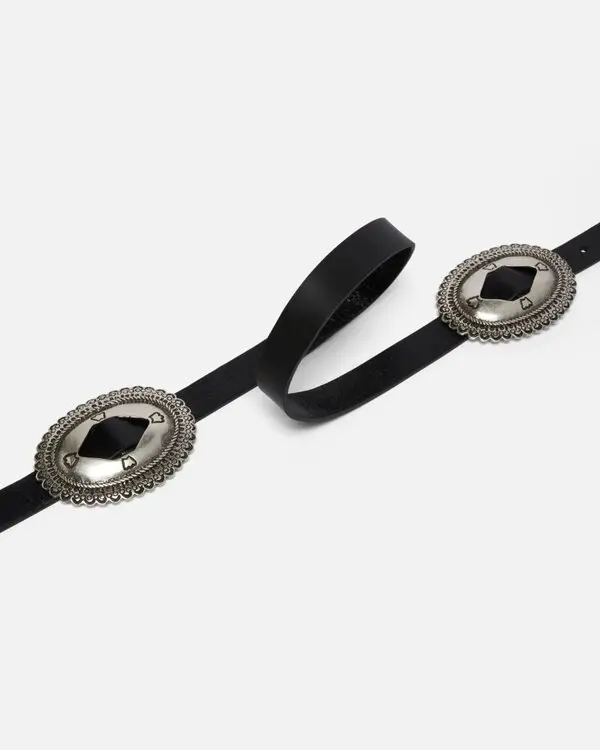 Pinko Belt With Large Engraved Buckle