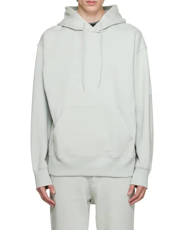 Y3 Logo Patch Drawstring Hoodie