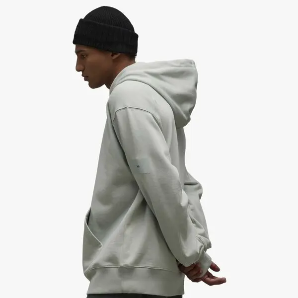 Y3 Logo Patch Drawstring Hoodie