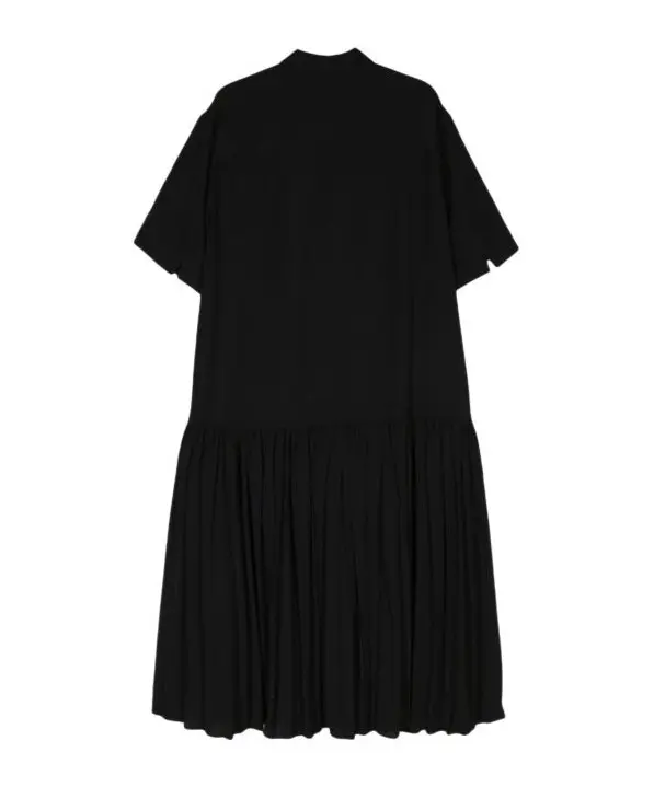 JIL SANDER Mushroom Embroidered Crepe Midi Dress
