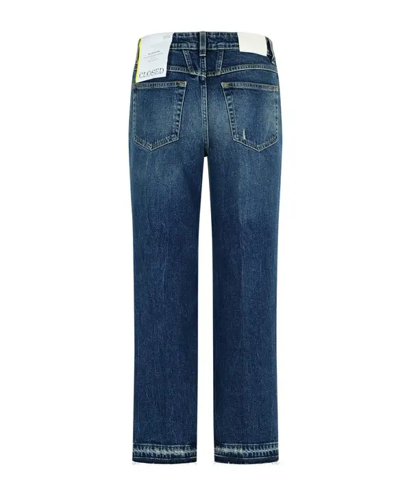 Closed Distressed Straight-leg Jeans