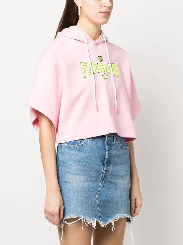 CHIARA FERRAGNI Cropped Hoodie