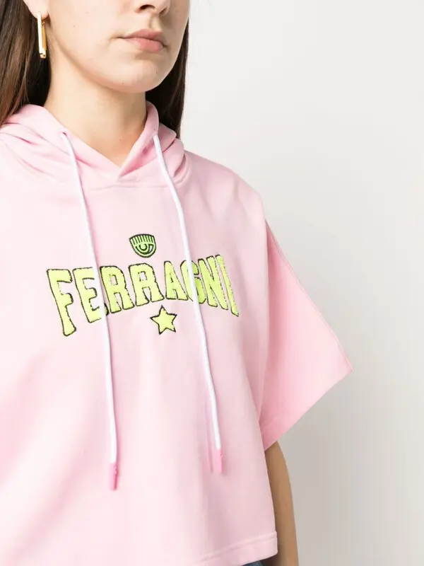 CHIARA FERRAGNI Cropped Hoodie