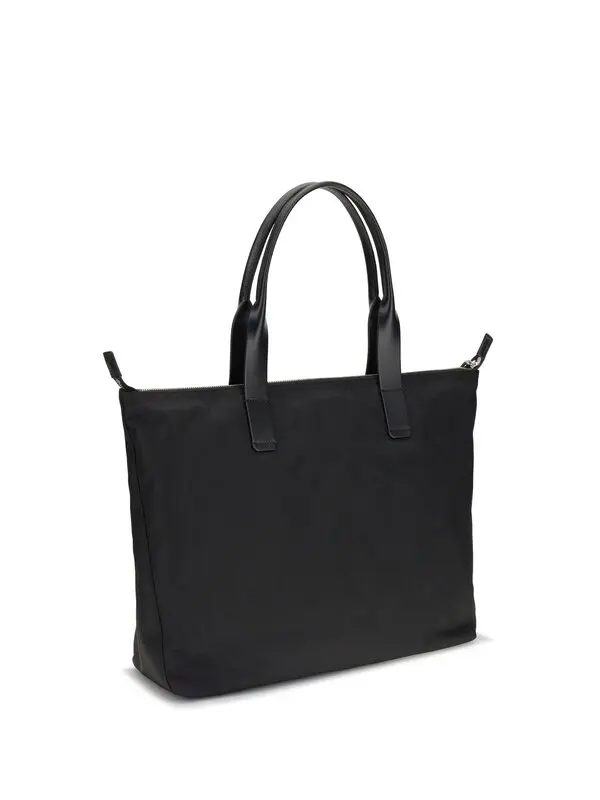 Dolce & Gabbana Logo Patch Shopping Bag - Black