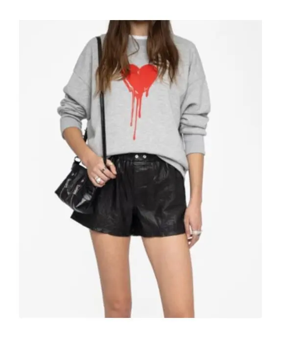 Zadig&Voltaire Heart Graphic Knit Sweater