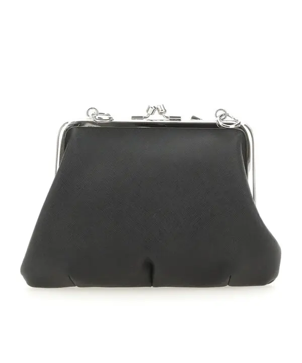 VIVIENNE WESTWOOD Orb Plaque Chain-linked Clutch Bag
