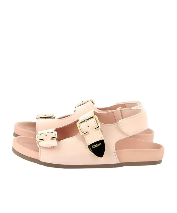 Chloé Open-toe Buckled Flat Sandals