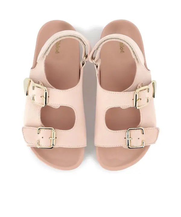 Chloé Open-toe Buckled Flat Sandals