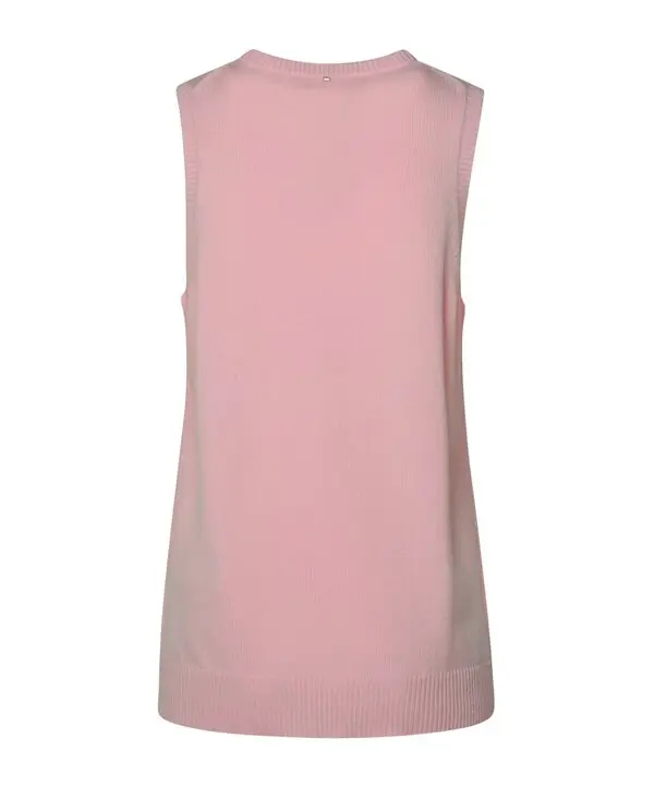 Sportmax Sleeveless V-neck Knitted Vest