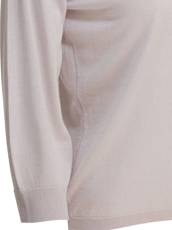 Max Mara S' Crewneck Three-quarter-sleeved Jumper - Gray