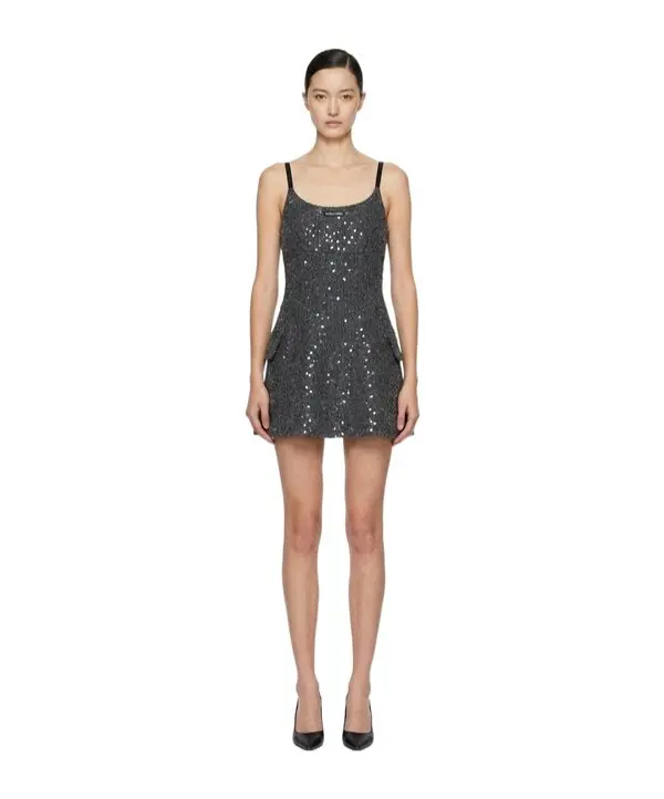 Marissa Chiara Embellished Suspender Dress