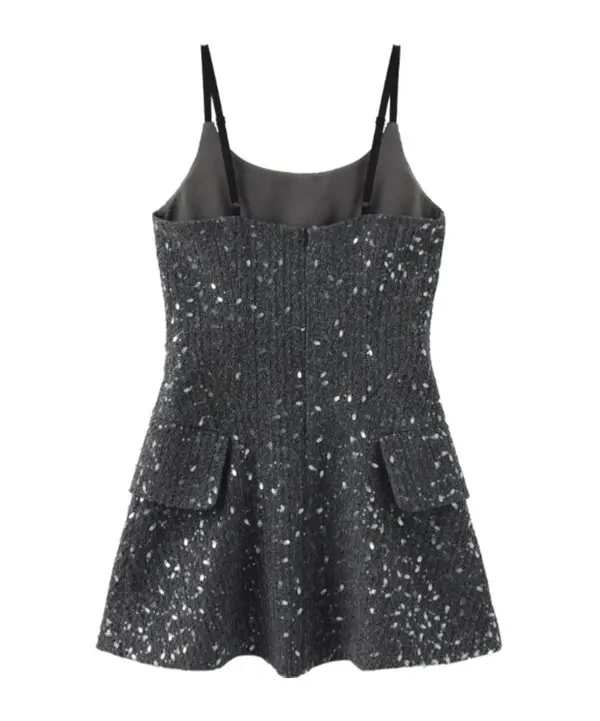 Marissa Chiara Embellished Suspender Dress