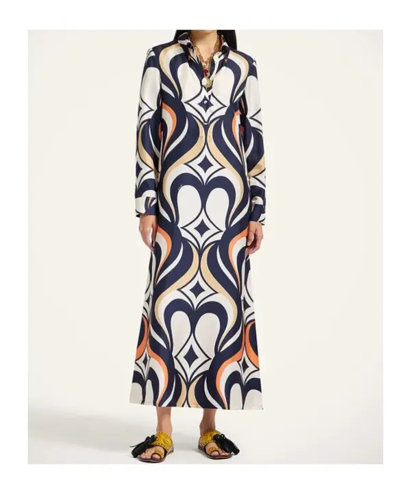 La DoubleJ Printed Shirt Dress