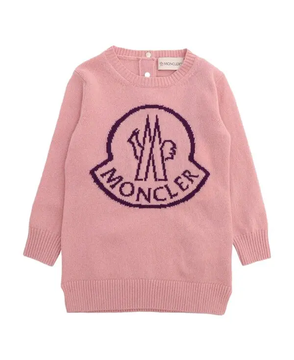 Moncler Cashmere Jumper Dress - Pink