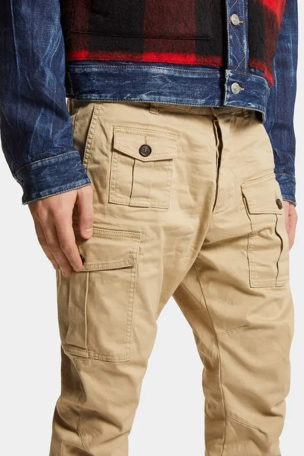 Dsquared2 Sexy Cargo Pants - Light Brown
