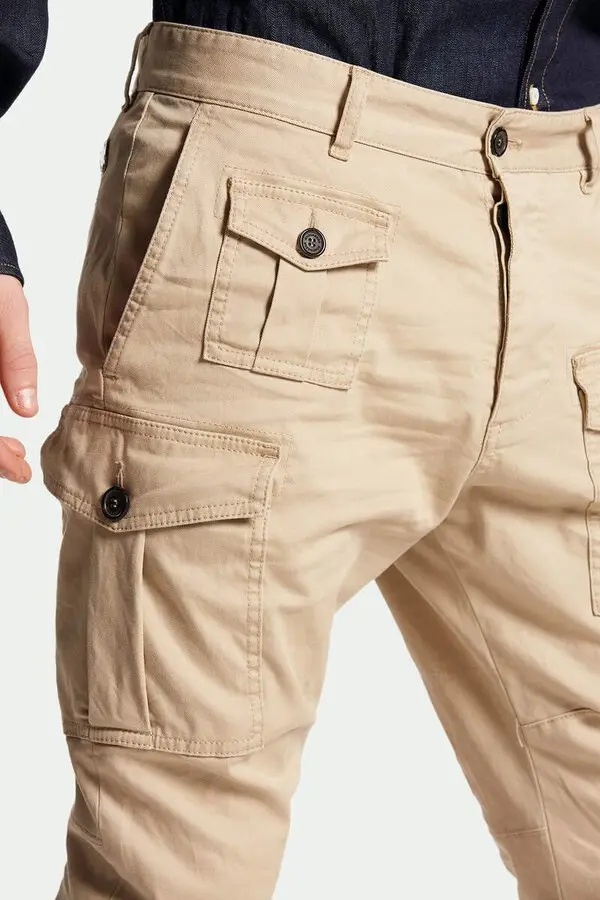Dsquared2 Sexy Cargo Pants - Light Brown