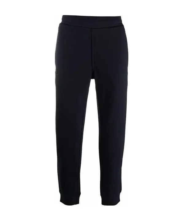 Emporio Armani Logo Detailed Sweatpants - Black