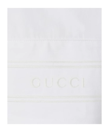Gucci Cotton Poplin Embroidered Shirt - White