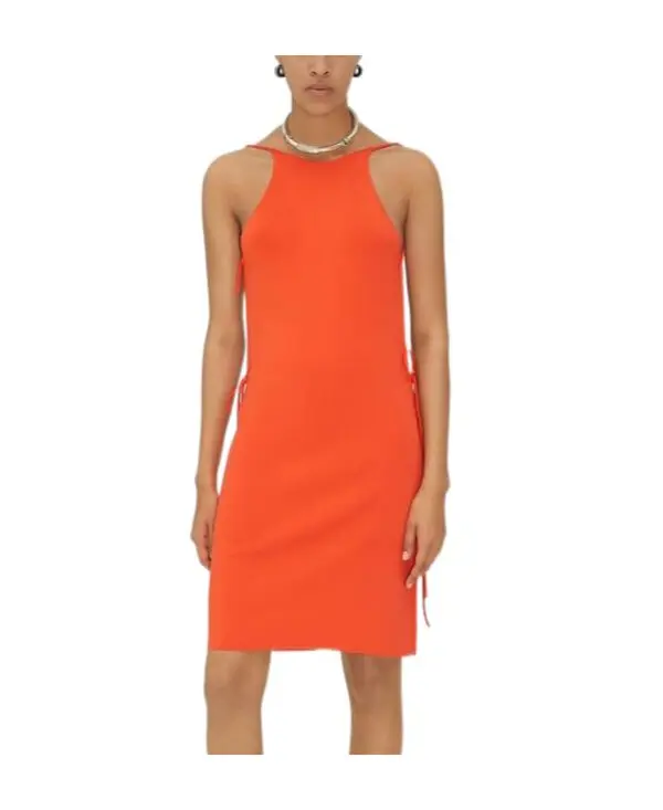 Bottega Veneta Side Tied Open Back Mini Dress