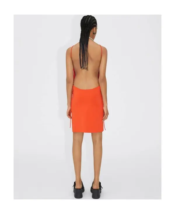 Bottega Veneta Side Tied Open Back Mini Dress