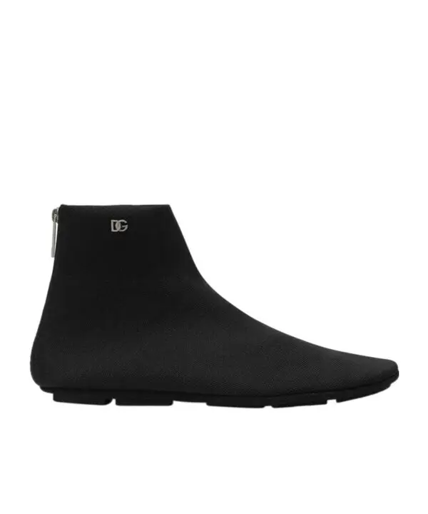 Dolce & Gabbana Stretch Mesh Ankle Boots