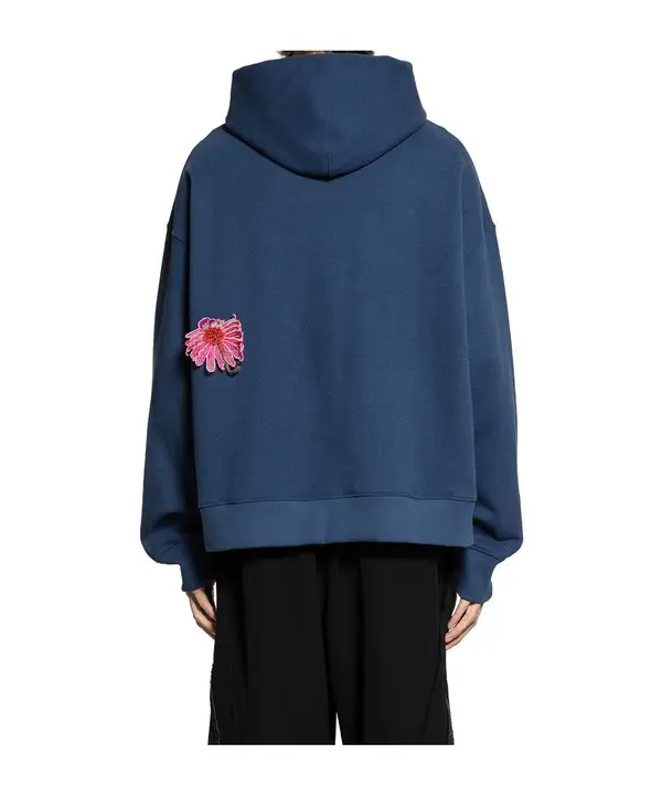 SONG FOR THE MUTE Hooded Sweatshirt With Embellished Detailing