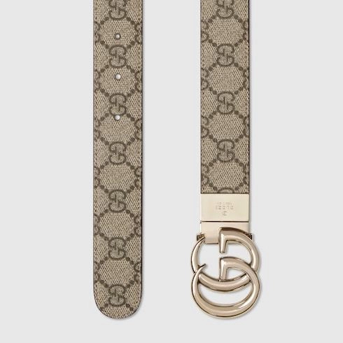 Gucci Gg Marmont Wide Reversible Belt