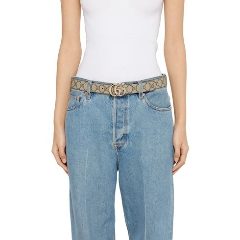 Gucci Gg Marmont Wide Reversible Belt