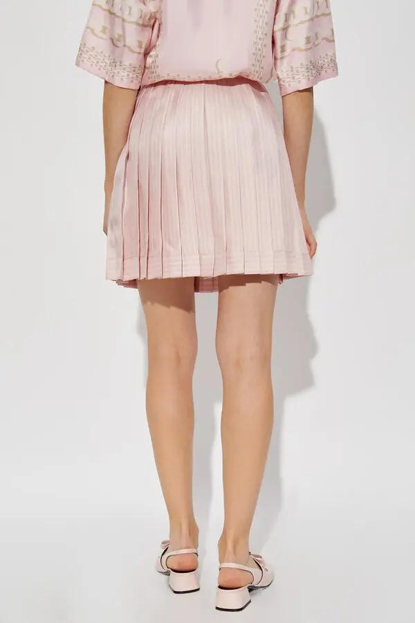 Versace Pleated Mini Skirt