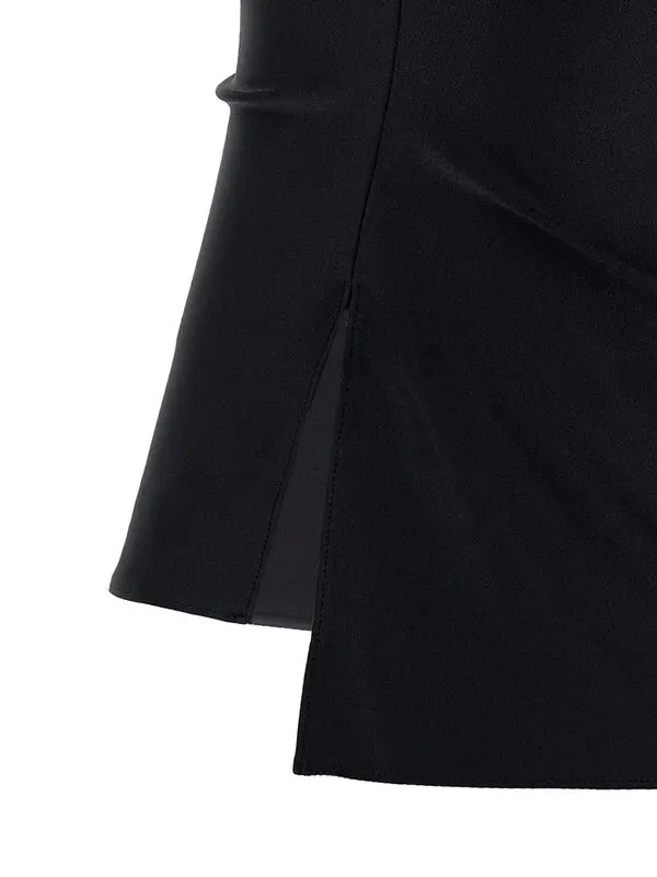 Coperni Sleeveless Asymmetrical Top With Bow Detail - Black