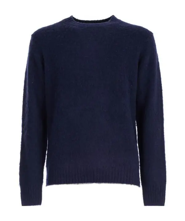 Aspesi Crewneck Knitted Sweater - Black