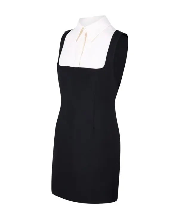 Valentino Garavani Collared Sleeveless Mini Dress