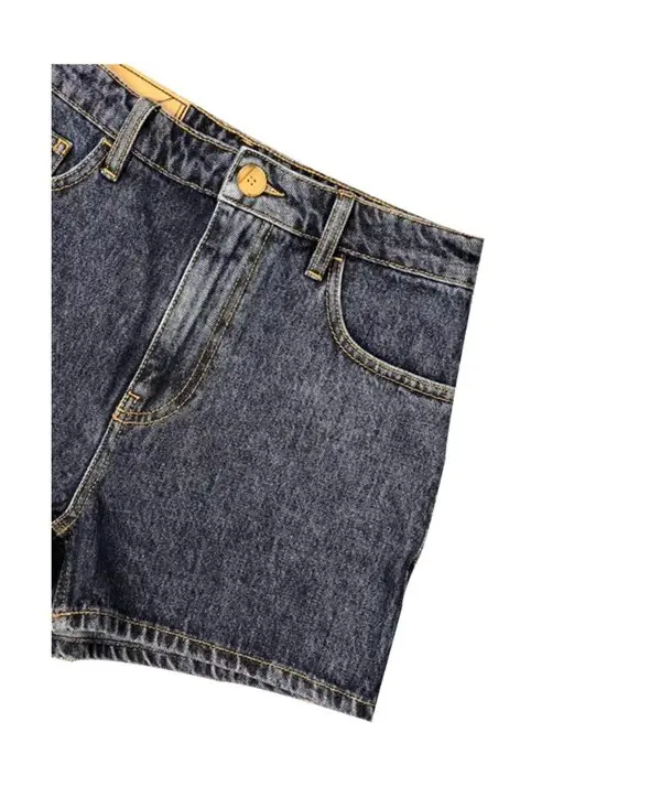 Alexander McQueen Logo Denim Shorts