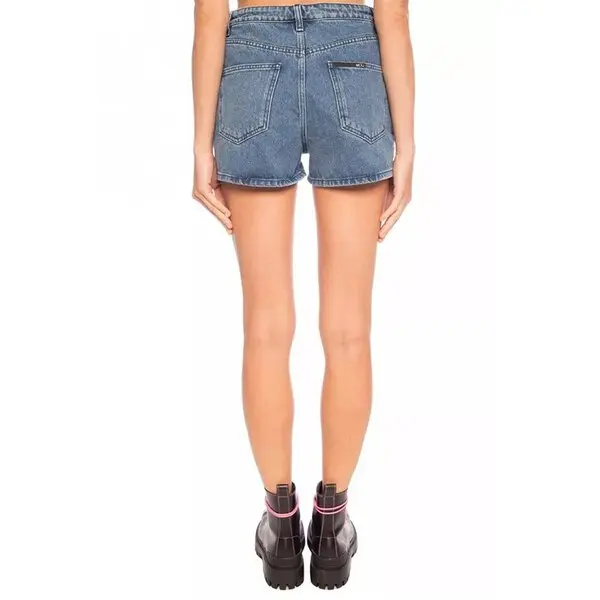 Alexander McQueen Logo Denim Shorts