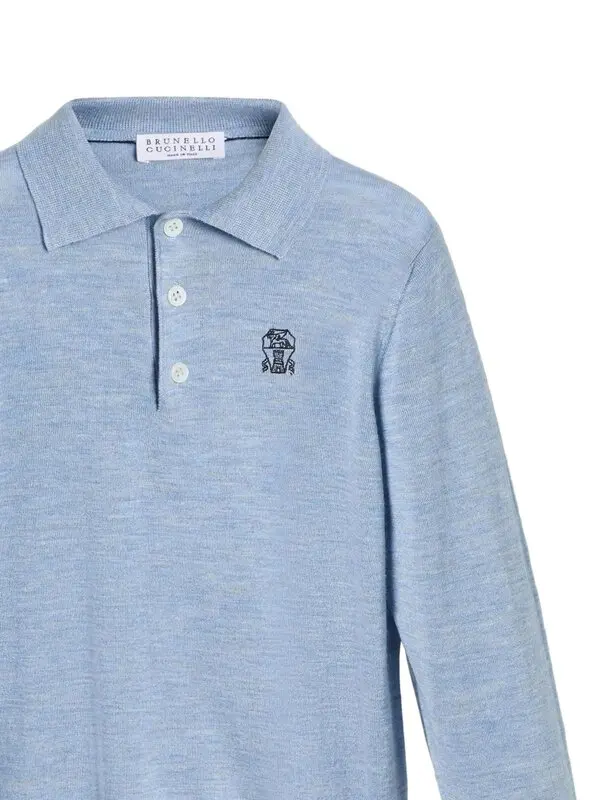 Brunello Cucinelli Long-sleeve Polo Shirt