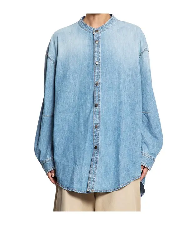 HED MAYNER Oversized Denim Shirt