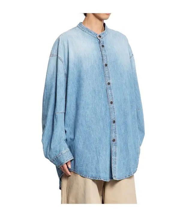 HED MAYNER Oversized Denim Shirt