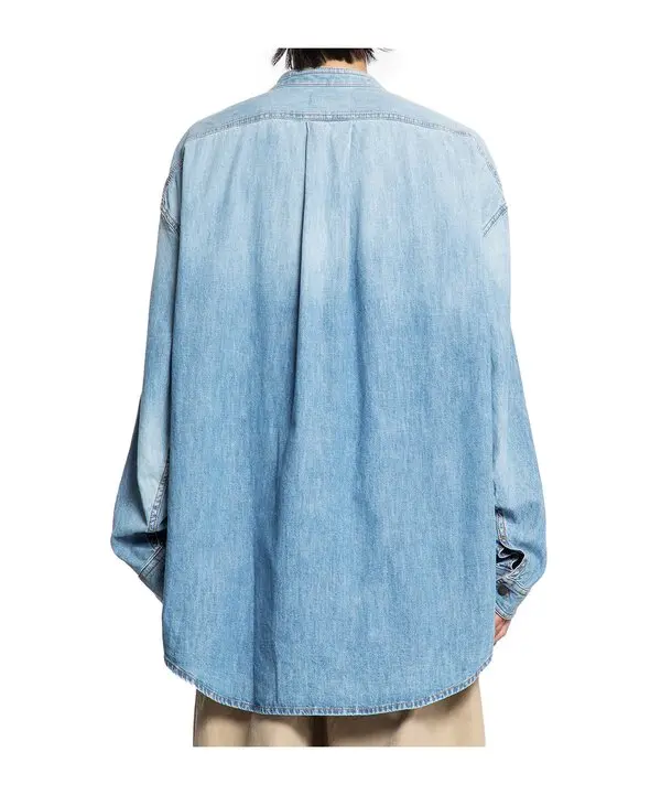HED MAYNER Oversized Denim Shirt