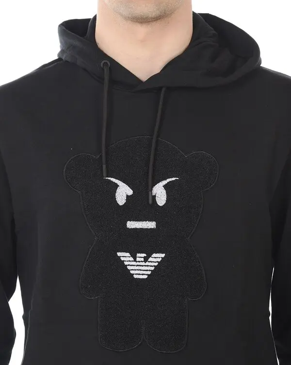 Emporio Armani Teddy Bear Graphic Hoodie