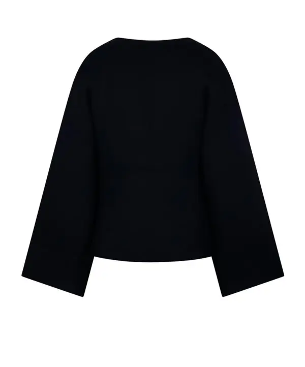 BY MALENE BIRGER Double-breasted Knitted Cardigan - Black