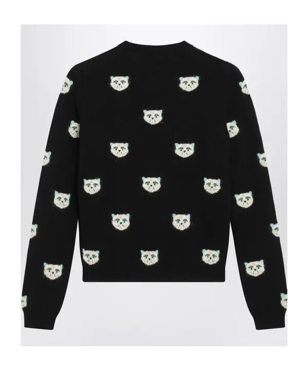 Valentino Garavani All-over Animal Patterned Button-up Cardigan