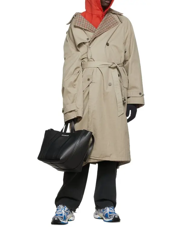 Balenciaga Reversible Double-breasted Trench Coat