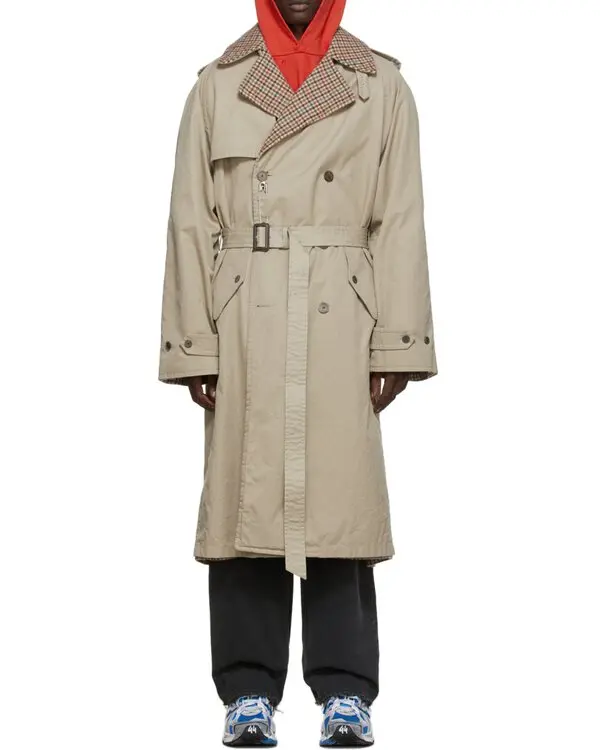 Balenciaga Reversible Double-breasted Trench Coat