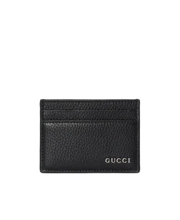 Gucci Logo Card Case - Black
